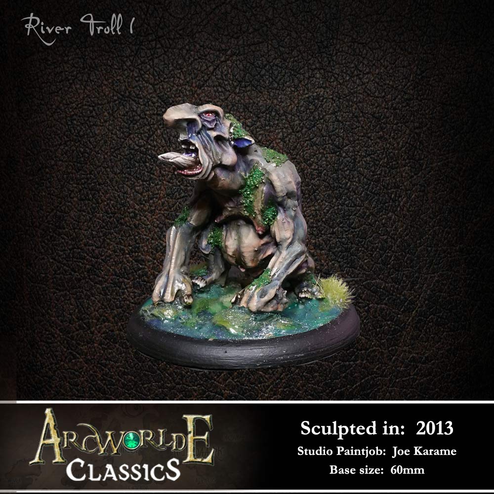 First Edition: River Troll Pack – Warp Miniatures