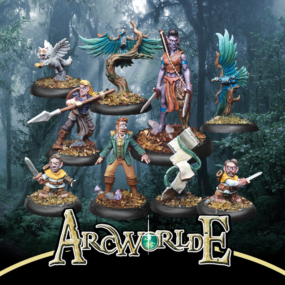 ArcWorlde: Tales from the Journal Comic Character Pack – Warp Miniatures